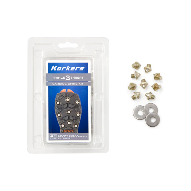 Korkers Triple Threat Spike Carbide Spike Kit – Trailhead Kingston